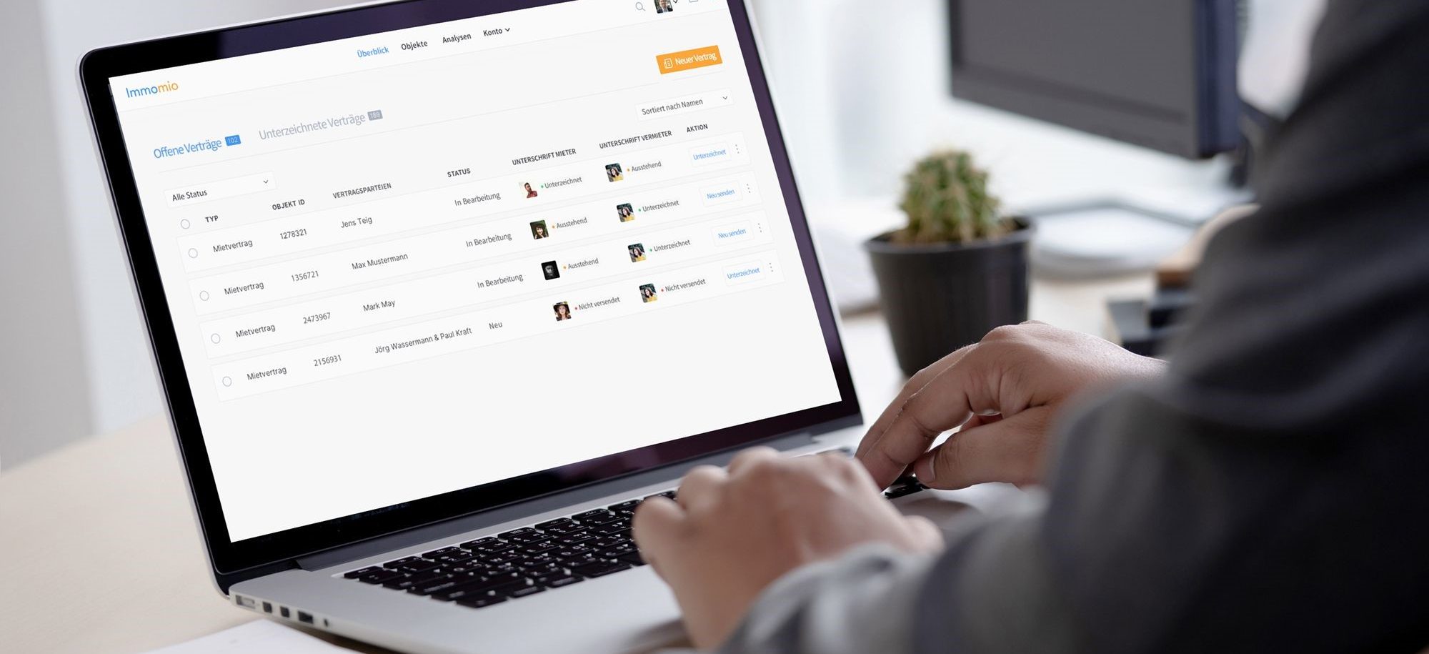 Digitaler Mietvertrag – Jetzt auch mit der ersten rechtssicheren Signatur auf den Markt ...